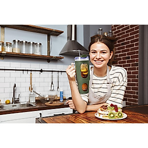 Zibtes 40 oz Glass Tumbler with Lid and Straws, Motivational Water Bottle with Time Marker and Silicone Protective Cover, Iced Coffee Cup with Handle,(Army Green)