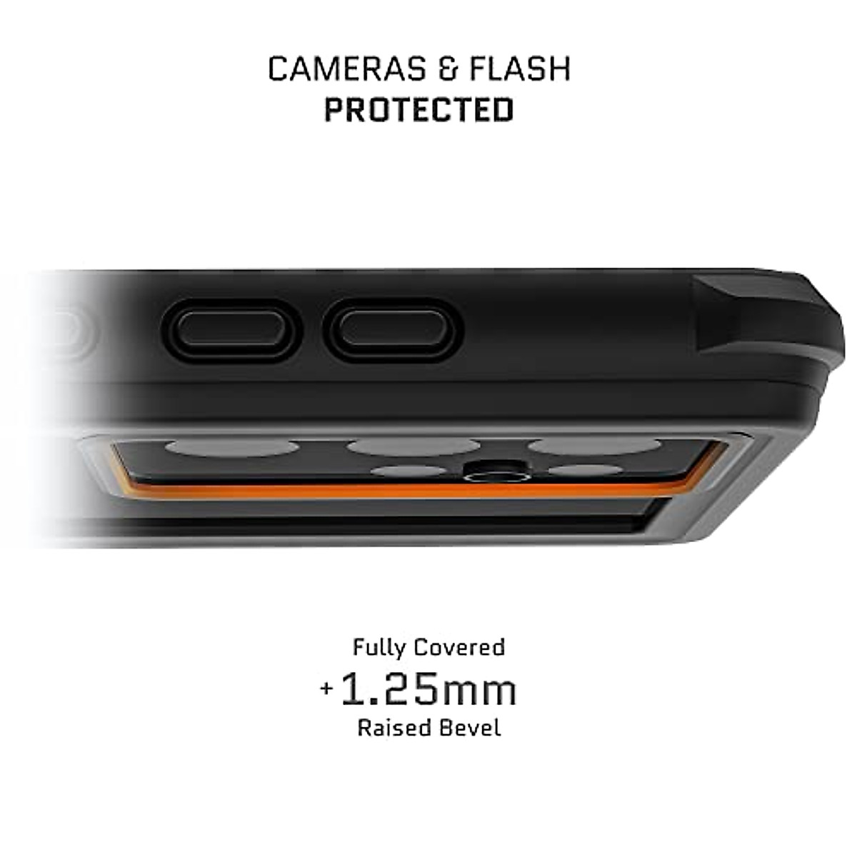 Ghostek NAUTICAL S22 Ultra Case Waterproof with Screen Camera Protector, Belt Clip Holster Heavy Duty Protective Full Body Phone Covers Designed for 2022 Samsung Galaxy S22 Ultra 5G (6.8 inch) (Black)