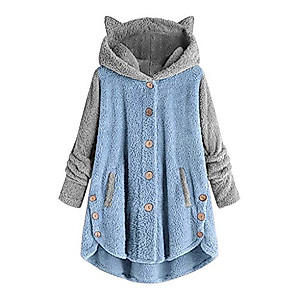 Long Puffy Vest Overcoat Winter Jackets for Women t-Shirts Full Zip up Quilted Pullover Women Faux Fur Coat Womens rain Jacket Oversized White Shirts for Women Western Plus Size Winter Jacket Ghost