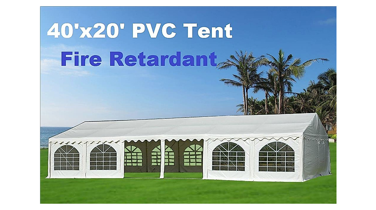 Delta 40'x20' Fire Retardant PVC Party Tent