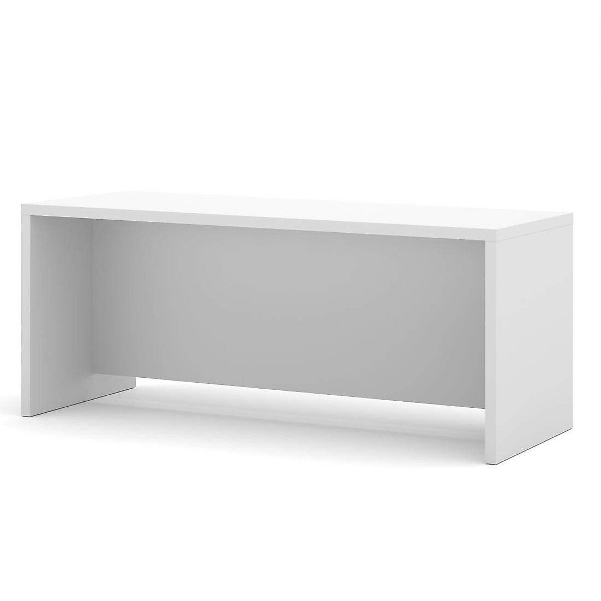 Bestar Pro-Linea Desk Shell, 72W, White