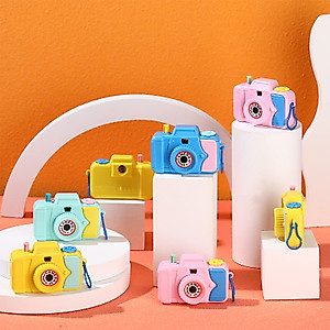 Chivao 24 Pcs Toy Camera Bulk, Camera Toy Set Return Gifts for Boys Girls Birthday, Mini Plastic Toy Camera Party Favors, Goodie Bag Fillers