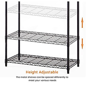 ZUNGKEA Heavy Duty Clothes Rack for Hanging Clothes, Free Standing Wire Garments Rack, 1144 LBS Closet Wardrobe Rack，L 88.5”×W 18”×H 71”, Matt Black