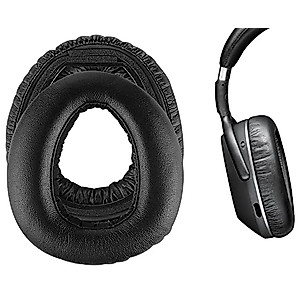 Replacement Ear Pads Cushions for Sennheiser PXC 550 PXC 550-II Wireless MB 660 PXC480 Series Headphones Earpads, Headset Ear Cups Repair Parts (Black Cushions for Sennheiser PXC 550)