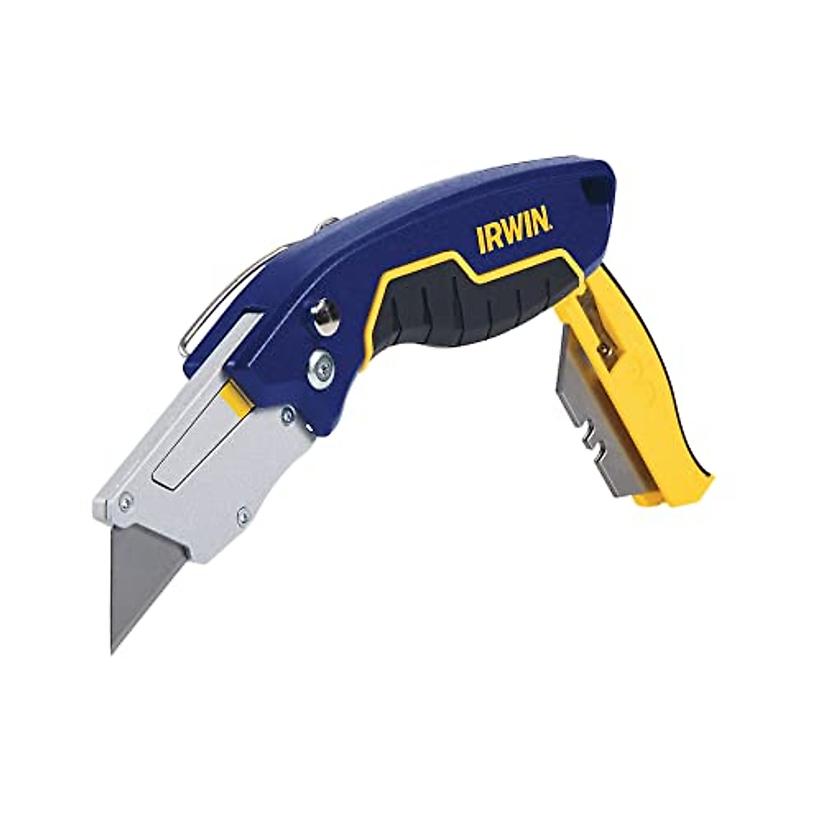 IRWIN Utility Knife, Push And Flip Pro Foldable (IWHT10578)