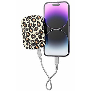 Casely Power Pod | MagSafe Compatible Battery Pack | Into The Wild | Leopard Print Power Pod (5,000 mAh)