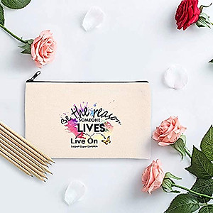 Legigo 10 Pack Blank DIY Craft Bag Canvas Pencil Case Blank Makeup Bags- Beige Canvas Pencil Pouch Bulk Canvas Cosmetic Bag Multi-Purpose Travel Toiletry Bag Canvas Zipper Bags (8.3 × 5 Inch)