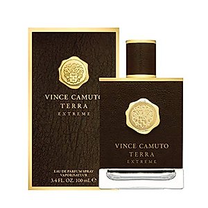 Vince Camuto Terra Extreme Eau de Parfum Spray Cologne for Men, 3.4 Fl Oz