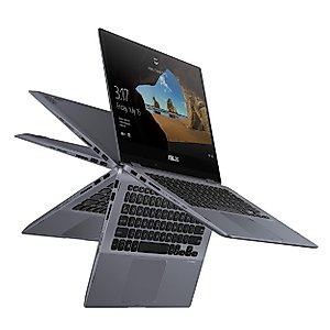 ASUS VivoBook Flip 14 TP412UA-DB51T 14” Thin and Lightweight 2-in-1 Full HD Touchscreen Laptop, Intel Core i5-8250U 3.4GHz Processor, 8GB DDR4 RAM, 256GB SSD, Windows 10 Home, Fingerprint Reader