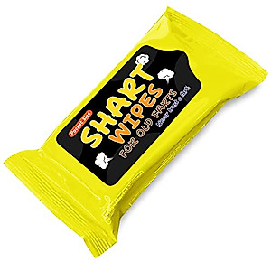 Shart Wipes for Old Farts - Over the Hill Gag Gifts for Mens Birthdays - Prank Gifts for Dads - Stocking Stuffers for Adults - Pocket Size Moist Towelettes, Disposable, 15 count