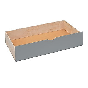 Rhomtree Queen Size Platform Bed, Storage Bed with Storage Headboard, Shelves and 4 Drawer, Wood Bed Frame, Platform Bed, No Box Spring Needed, Easy Assembly(Gray, Queen)