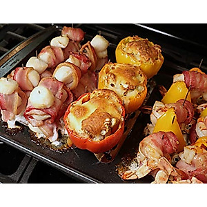 VERTIGRILLE Vertical Skewer Rack - 2 Pack (24 skewers) - Air Fryer Rack - Smoker Rack - Grill and Oven Chicken Wing Rack and Much More