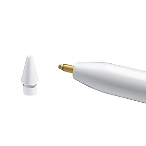 Enokay Replacement Tips Compatible with Apple Pencil 2 Gen iPad Pro Pencil - iPencil Nib for iPad Pencil 1 st/Pencil 2 Gen White 4 Pack