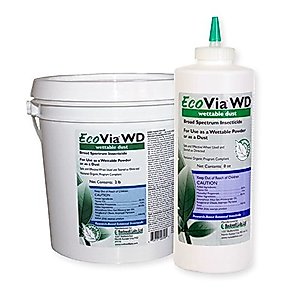 Rockwell Labs - EVWD002 - EcoVia Wettable Dust - Broad Spectrum Insecticide - 2 lb pail