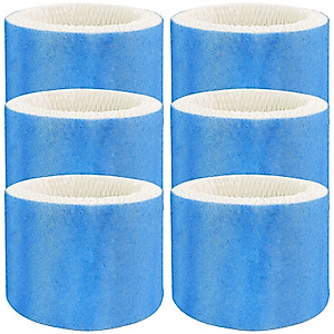 Funmit Humidifier Filters Replacement for Honeywell Humidifier Filter HAC-504 HAC-504AW and Honeywell Filter A, Replacement for Honeywell HCM-350 HCM-500 HCM600 Cool Mist Humidifiers, 6 Pack, Blue