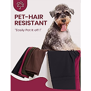 CRZ YOGA Women's Naked Feeling Yoga Pants 25 Inches - 7/8 High Waisted Workout Leggings Black Medium