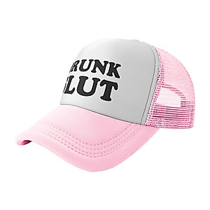 Drunk Slut Trucker Hat Unisex Adult Hats Adjustable Cap for Men and Women Classic Fishing Caps