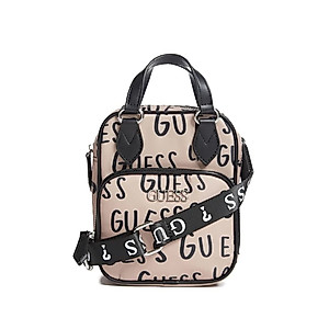 GUESS Factory Logo Print Nylon Crossbody