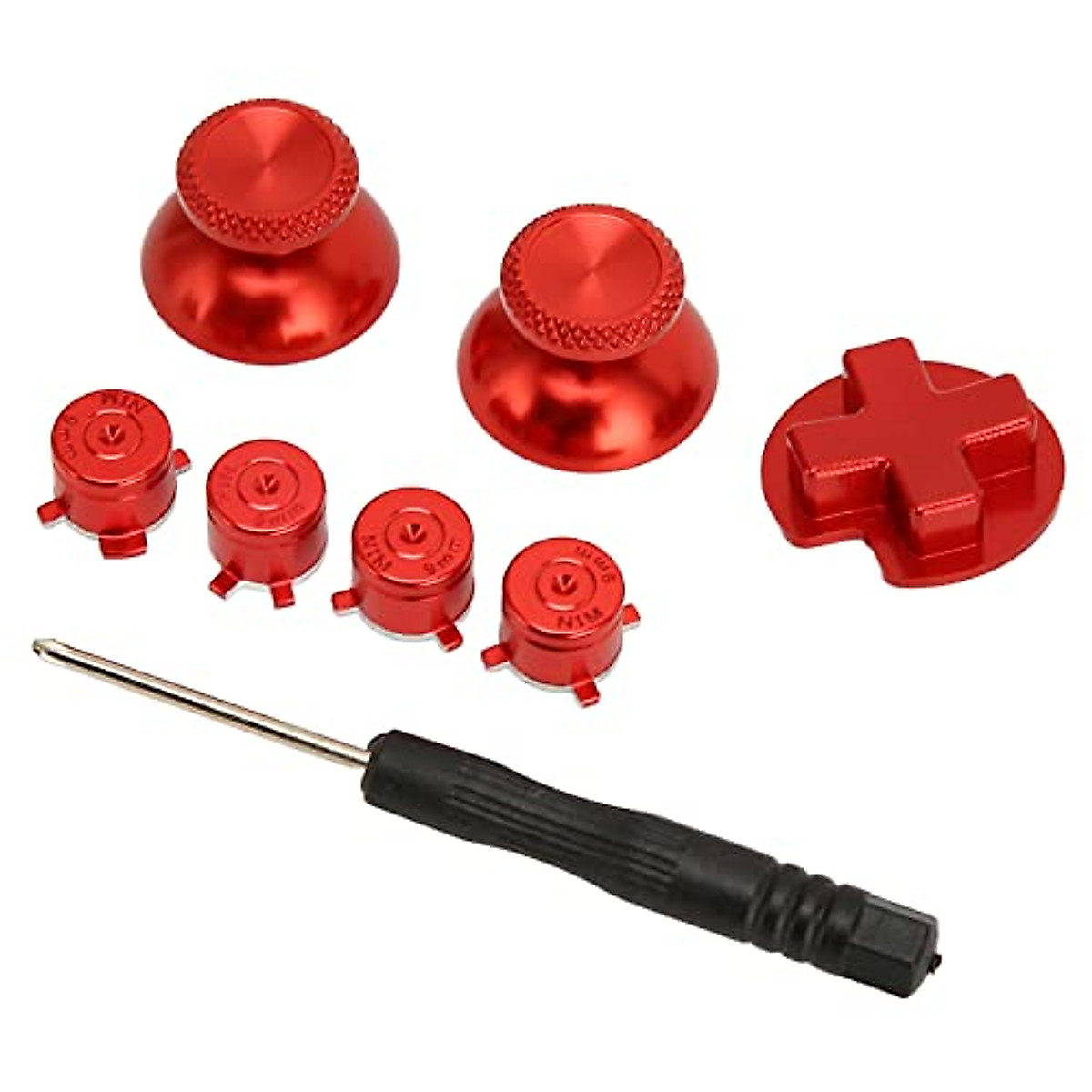 Game Controller Button Gamepad Metal Button Aluminum Alloy D Pad ABXY Fabric