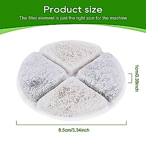 MyfatBOSS Cat Fountain Filters, 8 Pack Cat Filters for Water Fountain, Pet Water Fountain Filter, Cat Water Fountain Filter Replacement Compatible with 101 oz Cat Water Fountain