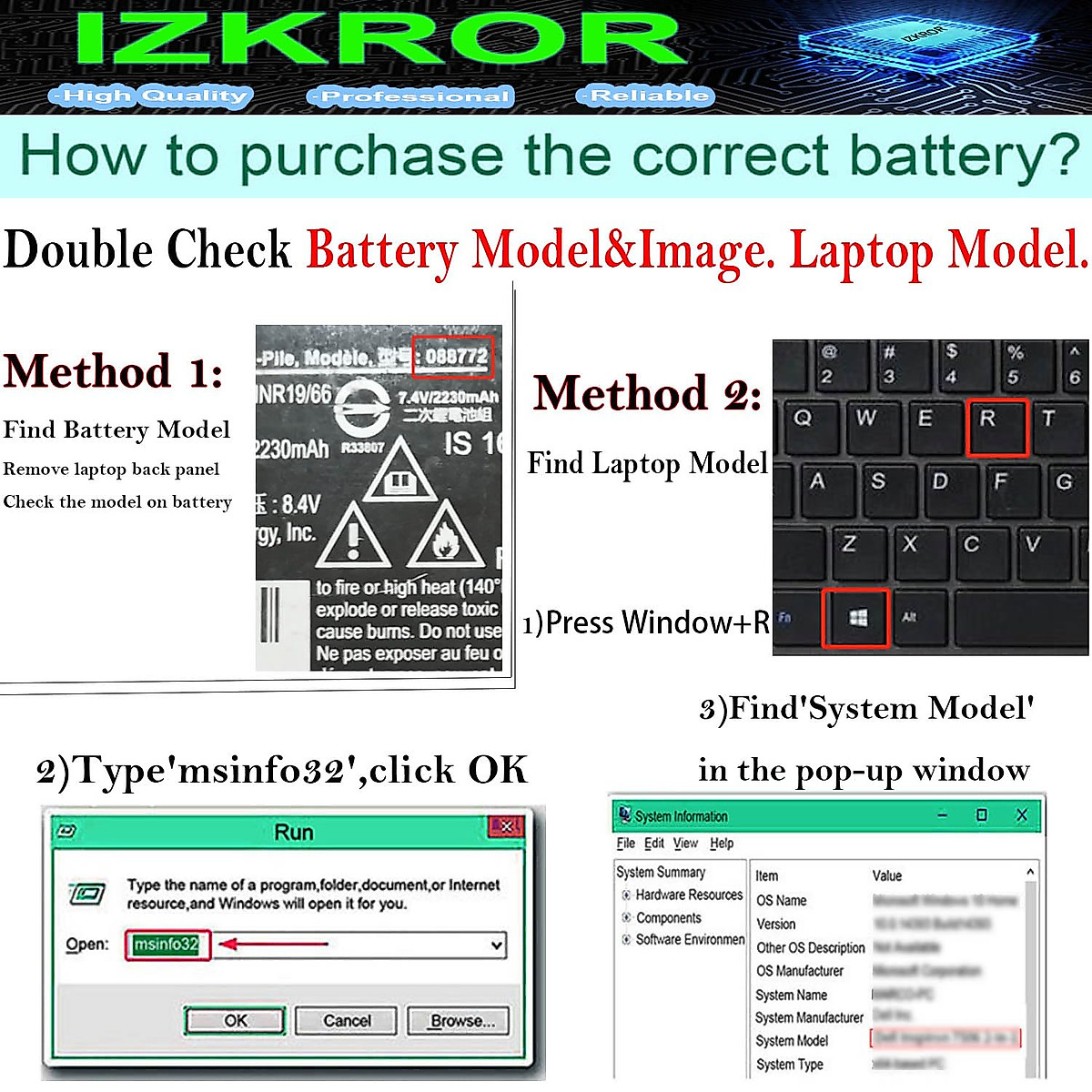 IZKROR 088772 17Wh 2230mAh 2-Cells Bluetooth Speaker Battery Replacement for Bose Soundlink Mini 2 Series 088789 088796 7.4V