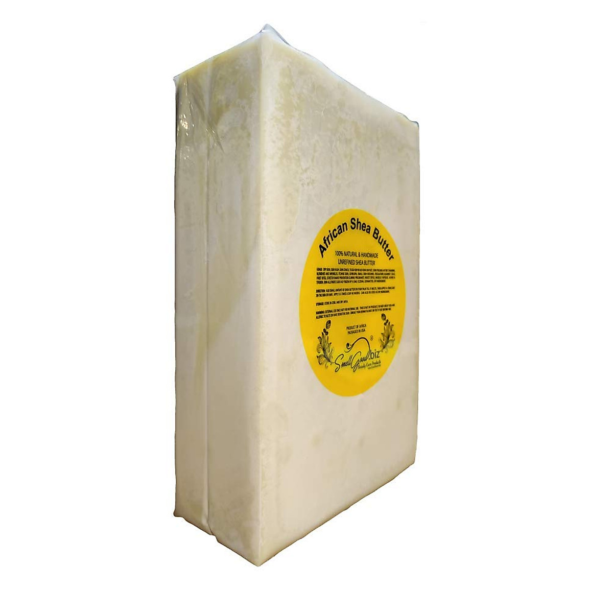 SmellGood Purest Ivory Unrefined African RAW Real Shea Butter 5lbs