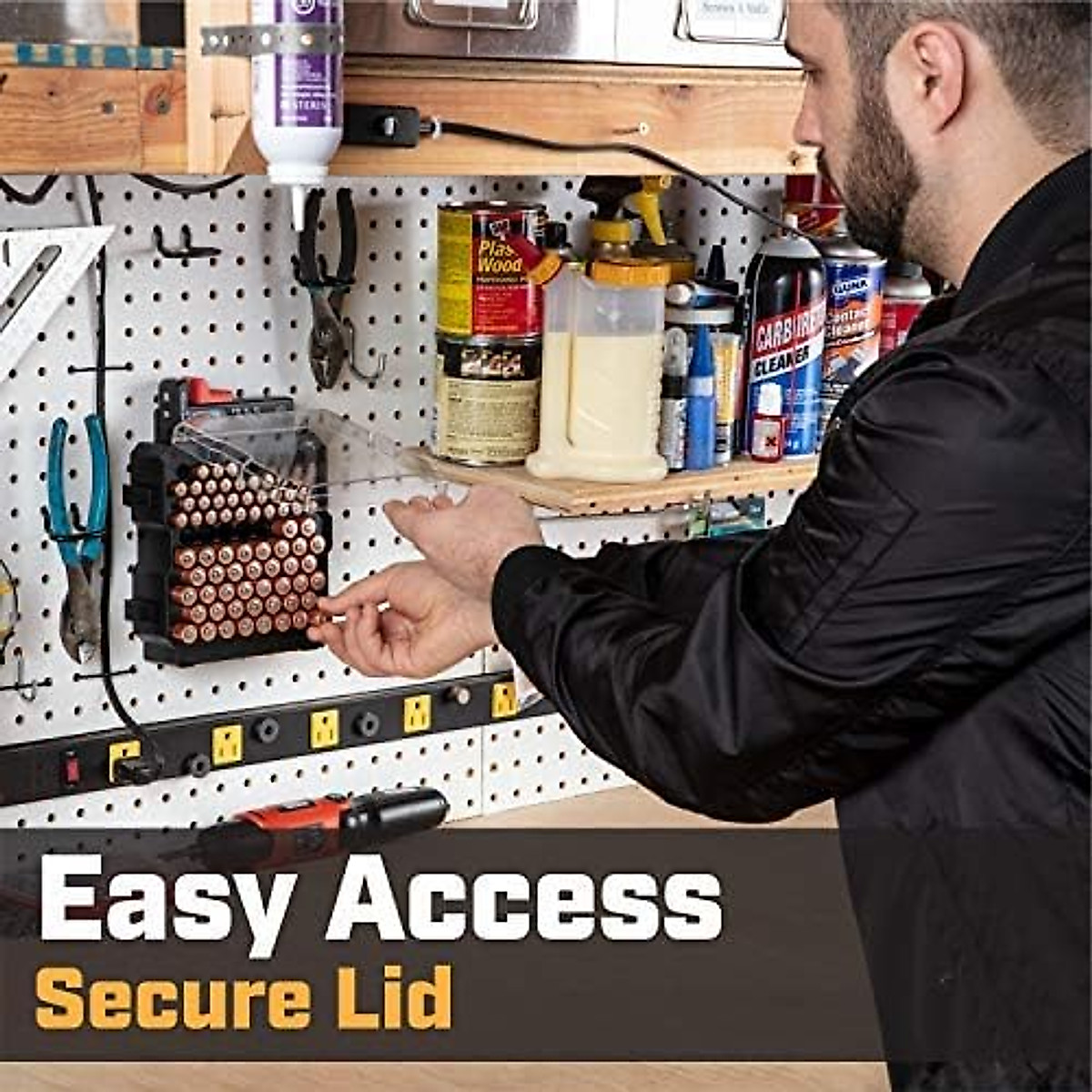 Battery Tester Checker (1 Pack w/Organizer)