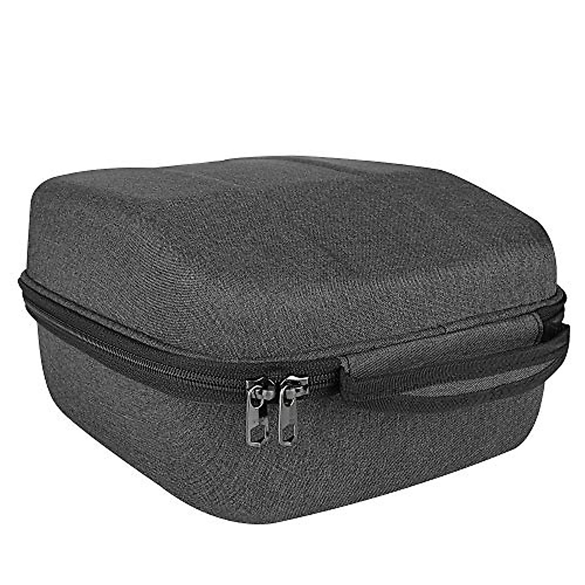 Geekria Shield Case for Large-Sized Over-Ear Headphones, Replacement Protective Hard Shell Travel Carrying Bag with Cable Storage, Compatible with HiFiMAN HE 6se, HE 1000, Audeze (Drak Grey)