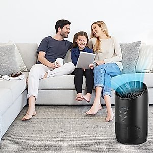 MESTICA 2-Pack Replacement Filters Fit for BS-03 Air Purifier ，3 in 1 H13 True HEPA Replacement Filter Compatible with Partu Air Purifier Replacement Filter