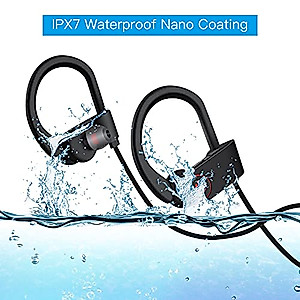 Wireless Waterproof Bluetooth Ear Buds Stereo Headphones in Ear Sports Headset