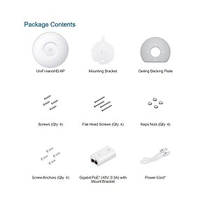 UniFi nanoHD Access Point 2 Units PRE-CONFIGURED UAP-NanoHD 11ac Wave2 1730Mbps