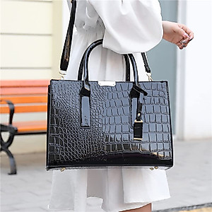 Crocodile Pattern Fashion Pu Leather Luxury Women Ladies Handbags Shoulder Bag Woman Top-Handle Purse