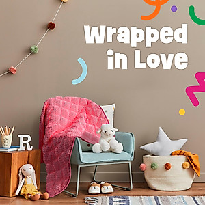 5lb Child's Weighted Blanket - Kids Weighted Blanket 5 Pounds (36" x 48") - Cute Dotted Texture Sensory Blanket - 5 lbs Weight Blanket for Kids Ages 4 to 7 - Machine Washable, Travel Friendly (Pink)