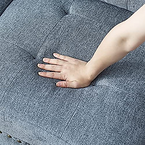 Melpomene U Shape Sectional Sofa DIY Sofa Combination (Blue, Corner)