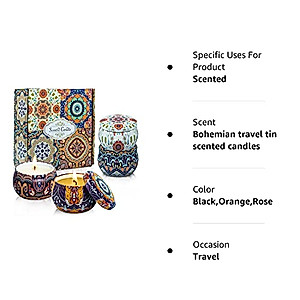 Candles for Home Scented, 4.4 oz 4 Pack Long Lasting Burn, Premium Body Relax & Stress Relief Candles,Ideal Gifts for Birthday, Christmas, Thanksgiving, Mother's Day