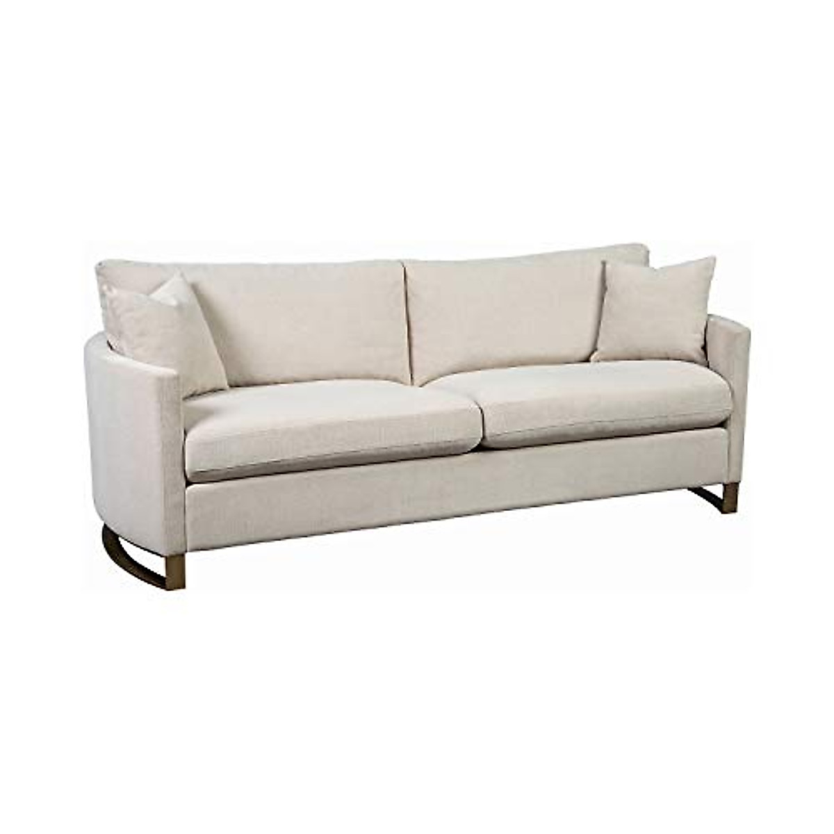 Coaster Home Furnishings Corliss Upholstered Curved Arms Sofa Beige