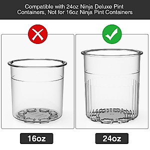 ARCOOLOR Ice Cream Neoprene Sleeve, Reusable Insulated Sleeves for Ninja Creami Pints, Compatible with NC501, NC500 Series Deluxe Ice Cream Maker Containers -Containers not Included (24oz, 4 Pack)