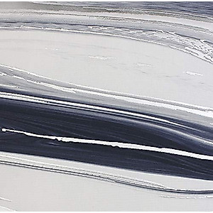 Thro by Marlo Lorenz Gray Flannel Silver Kia Marble Raised Foil Pillow