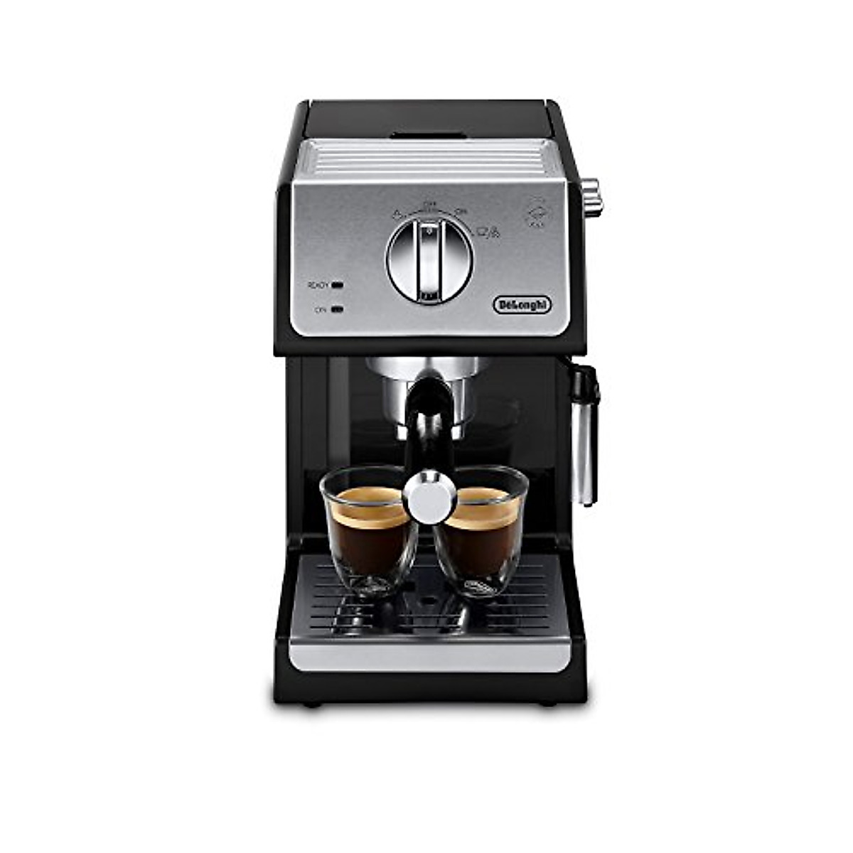 De'Longhi A-3220-RMB Espresso Cappuccino Maker Manual Frother, 9.6 x 7.2 x 11.9, Black