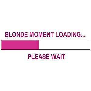 CafePress BLONDE MOMENT LOADING. Mug Ceramic Coffee Mug, Tea Cup 11 oz