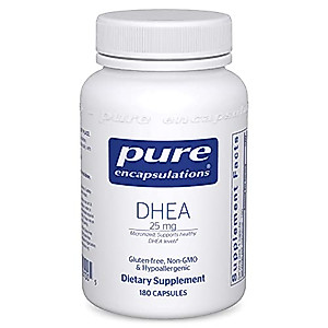 Pure Encapsulations DHEA 25 mg | Supplement for Immune Support and Hormone Balance* | 180 Capsules