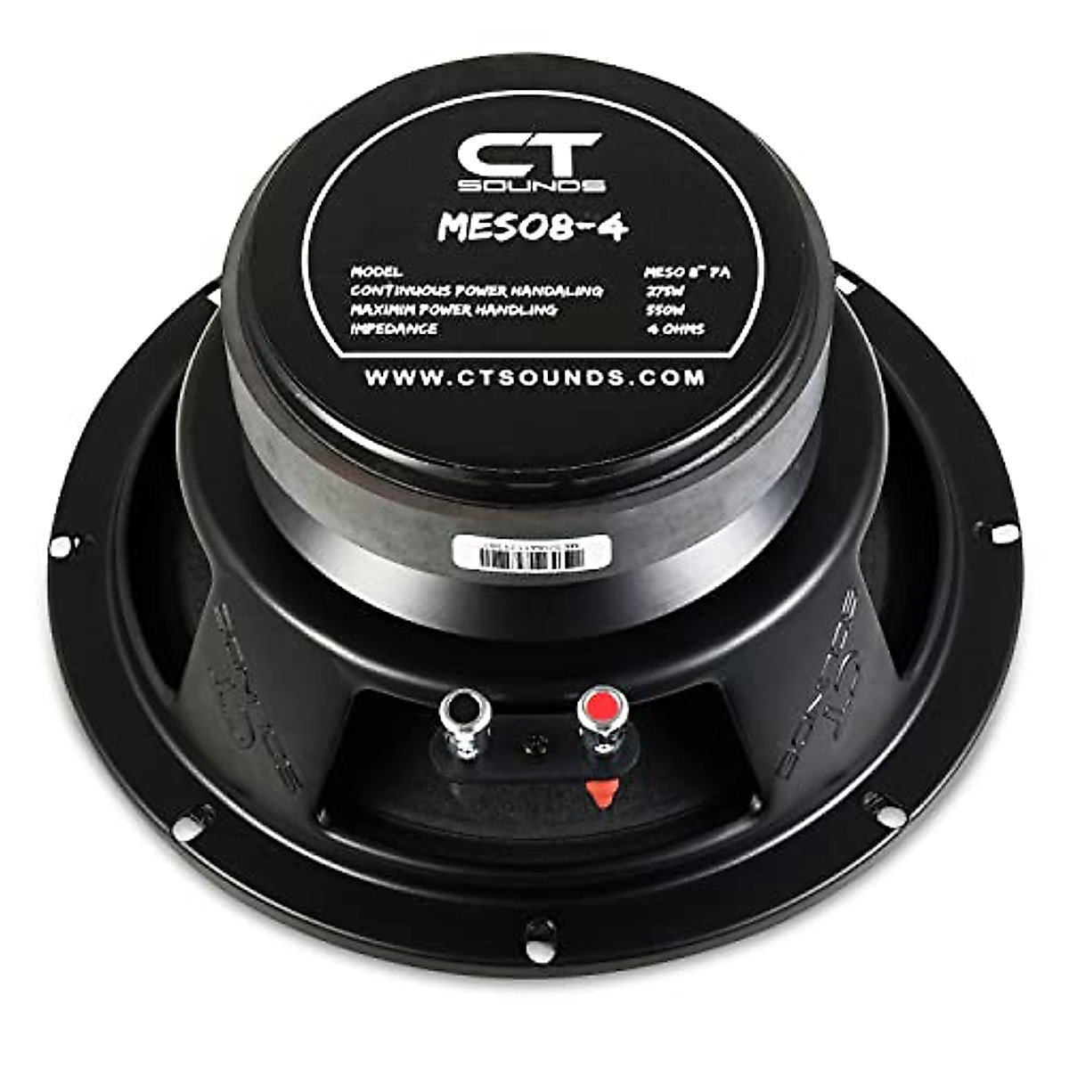 CT Sounds MESO8-4 8” Pro Audio Midrange Loudspeaker, 275 Watts RMS, Each