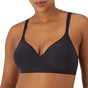Bali Women's Comfort Revolution Wire Free Bra,Black,42D