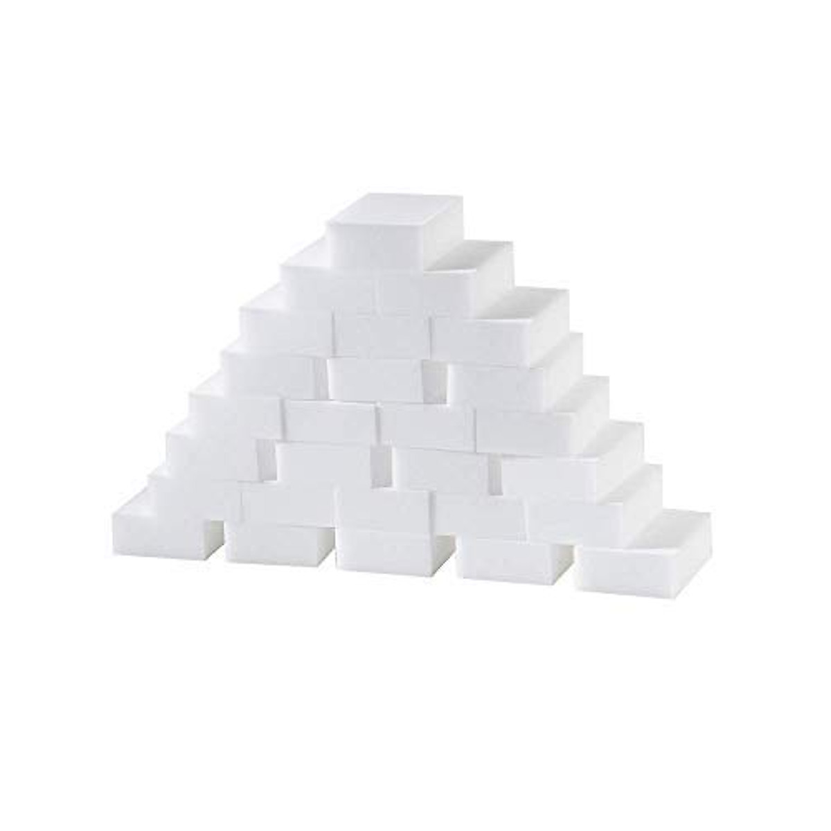 20pcs Cleaning Eraser Sponge Magic Multi Surface Power Scrubber - Bathtub, Floor, Baseboard, Bathroom, Wall Cleaner (50)