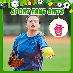 HAPPYPOP Softball Gifts for Teen Girls Teenager - Softball Mom Team Gifts, Softball Player Gifts for Women, Fuzzy Softball Socks, Youth Softball Socks Women