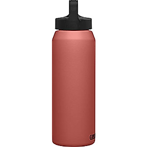 CamelBak Carry Cap Bottle - Vacuum Insulated Stainless Steel - Easy Carry, 32 oz, Terracotta Rose