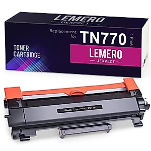 LemeroUexpect Compatible Toner Cartridge Replacement for Brother TN770 TN-770 TN760 TN730 Super High Yield Toner for HL-L2370DW MFC-L2750DW HL-L2370DWXL MFC-L2750DWXL Printer (Black,1-Pack)