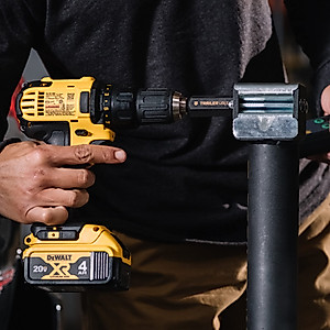 Trailer Valet TVJX5-S Swivel Jack Pipe Mount with 5K Lifting Capacity– Drill-Powered Option, Includes Free TVDA Drill Attachment, Patented 3:4 Gear Ratio, Marine-Grade Material, Rust-Resistant Coating