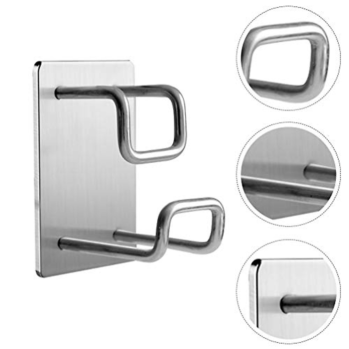 DOITOOL Adhesive Hook Rope Towel Hanger Washbasin Hook Stainless Steel Robe Towel Hook for Home Kitchen Bathroom