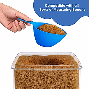 Chef's Path Extra Large Food Storage Containers (8 Pack) with Lids Airtight for Flour Sugar & Rice - Airtight Kitchen & Pantry Organization for Bulk Food Storage - with Markers Labels & Measuring Cups